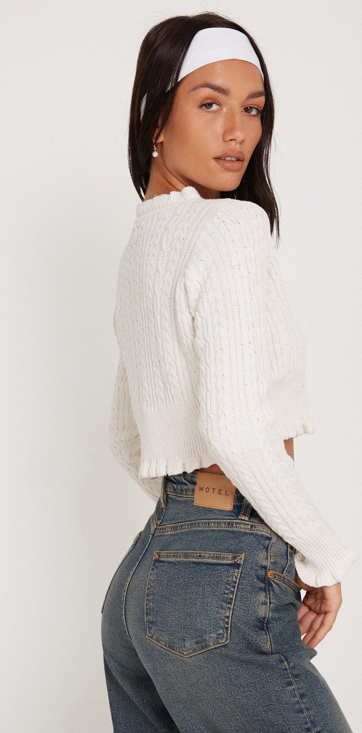 Ivory Button Up Cardigan | Yasona – motelrocks-com-us