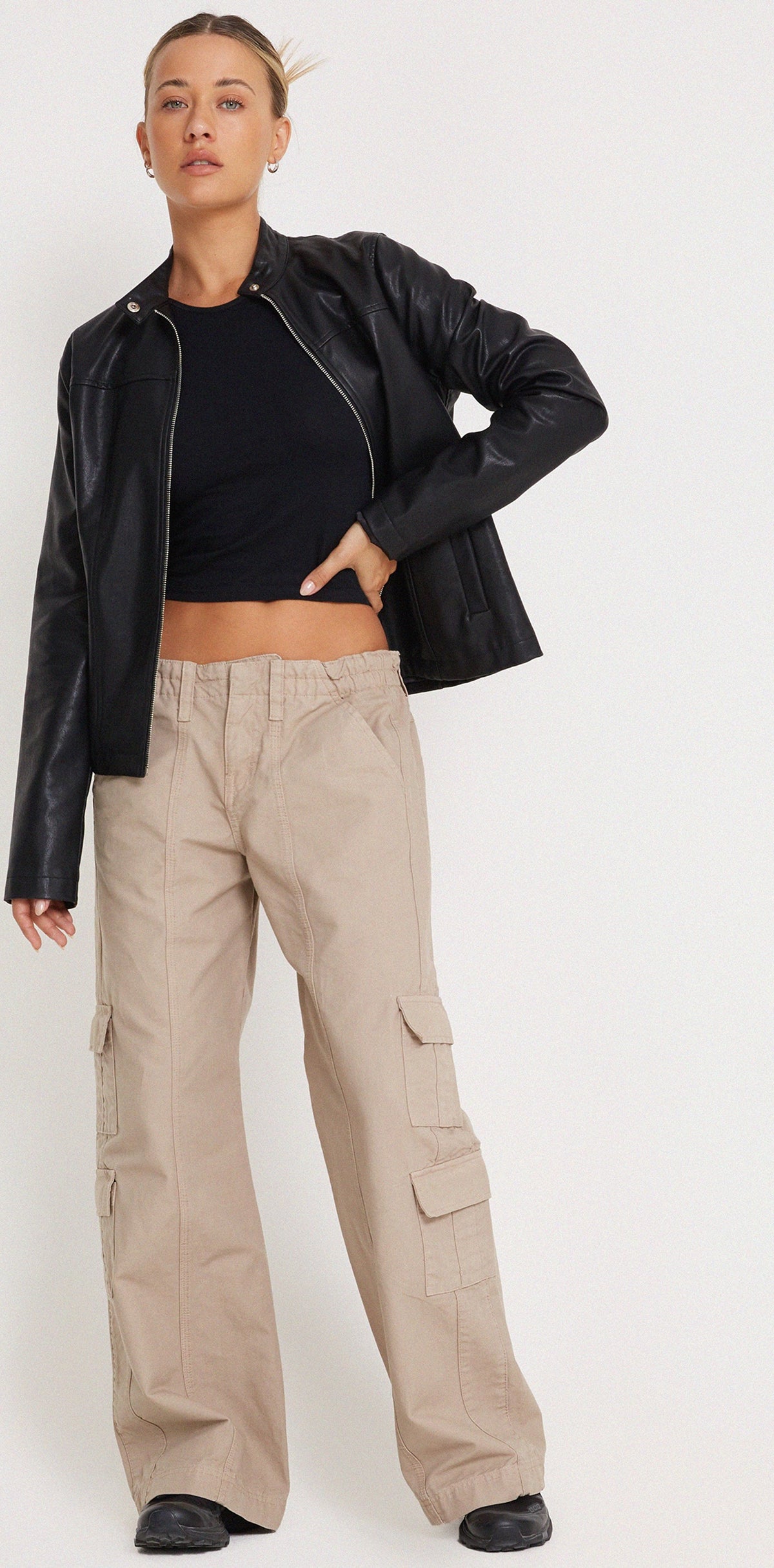 Black Long Sleeve Top | Bon – motelrocks-com-us