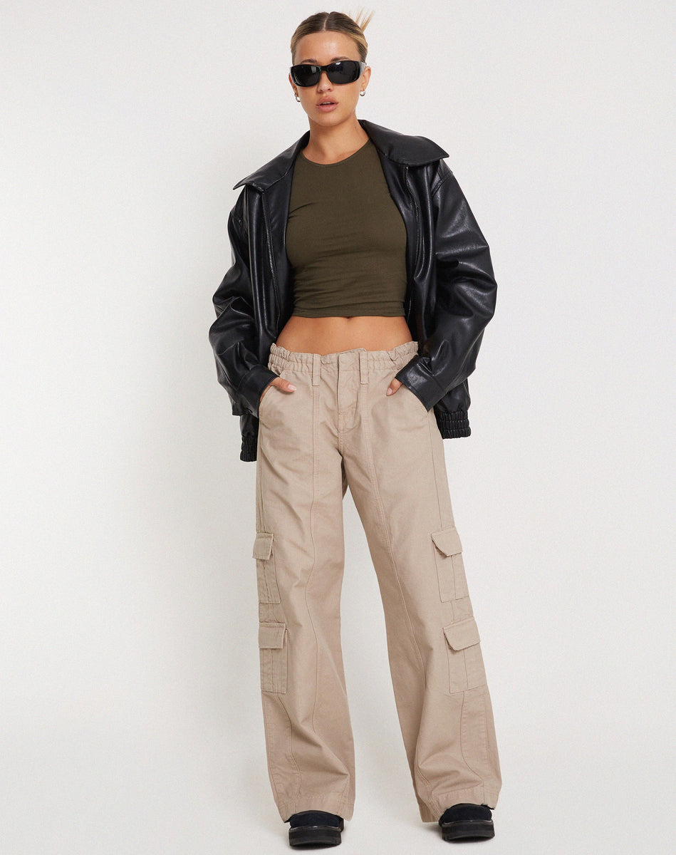 Olive Long Sleeve Top | Bon – motelrocks-com-us