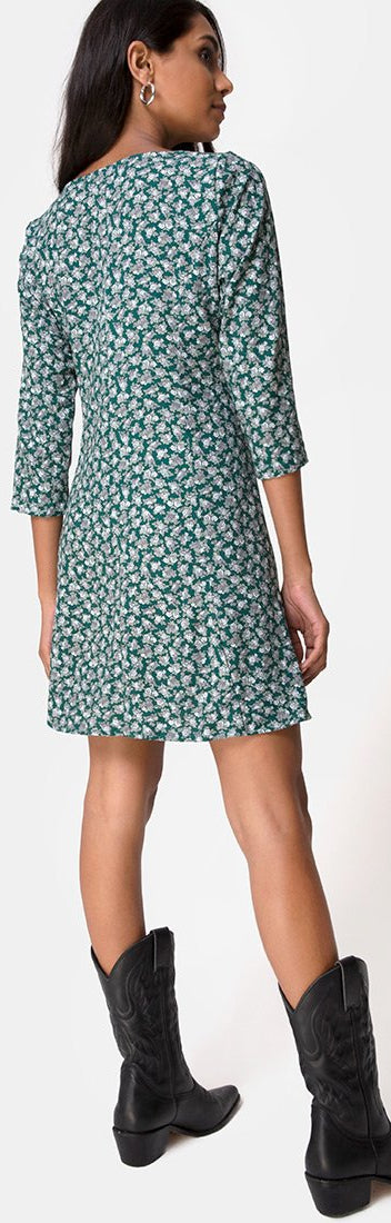 Floral Skater Dress | Camdy – motelrocks-com-us