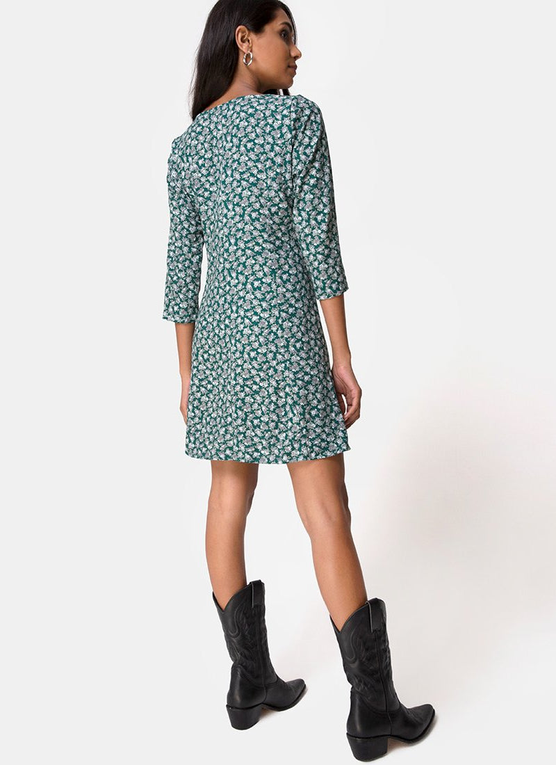 Floral Skater Dress | Camdy – motelrocks-com-us