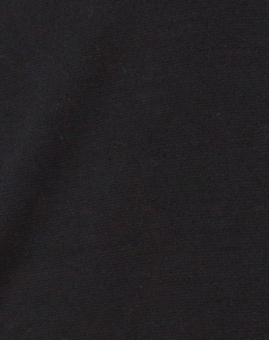 Chanista Mini Dress in Black with Silver Chain – motelrocks-com-us