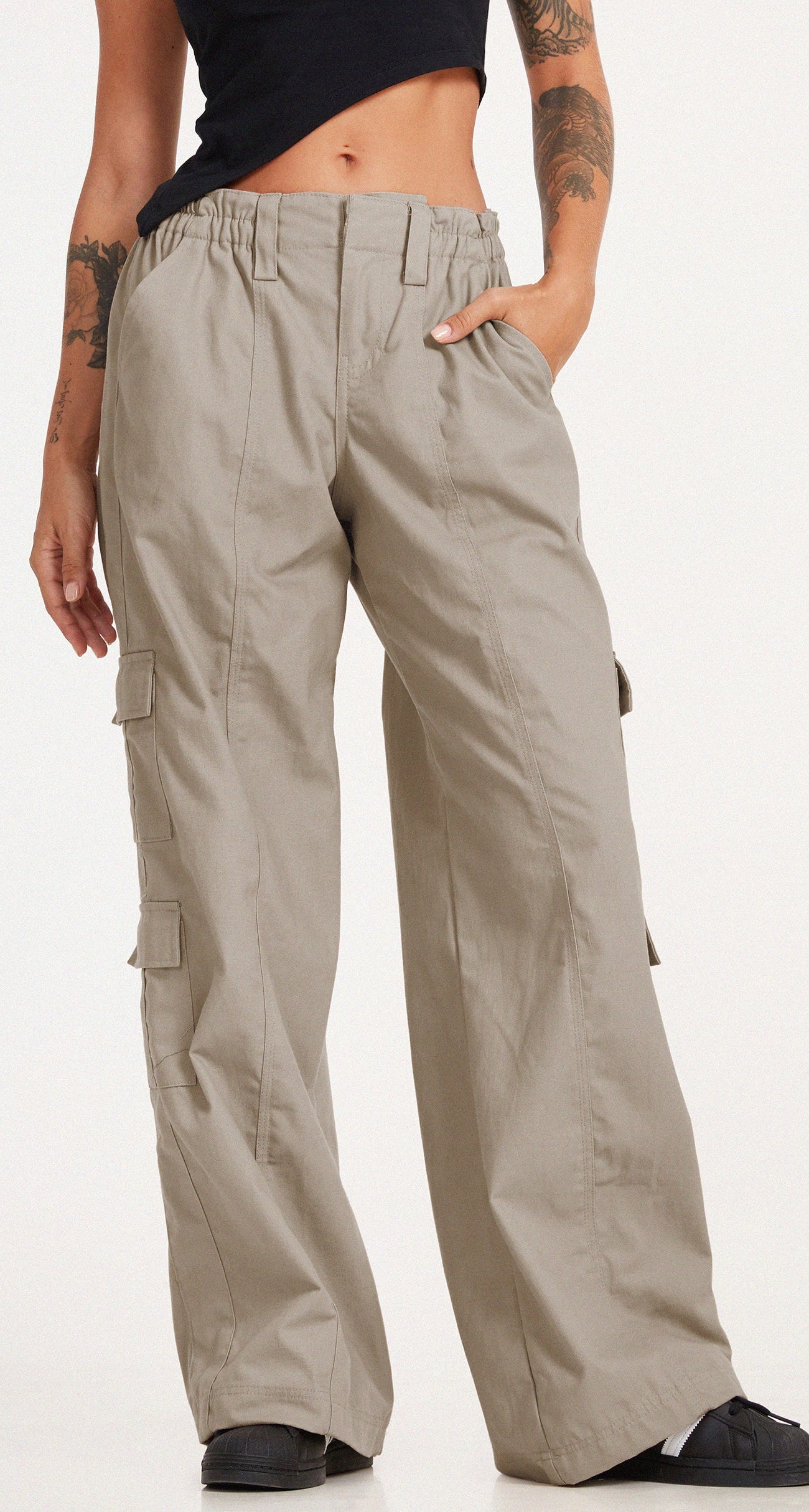 Stone Cargo Trousers | Hansa – motelrocks-com-us