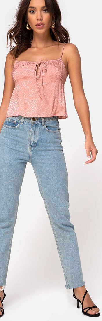 Pink Cheetah Print Top | Hera – motelrocks-com-us