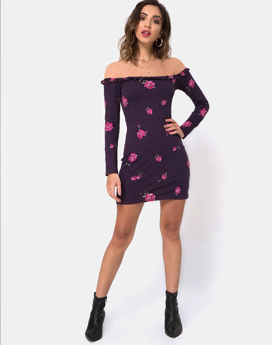 Janelis Bodycon Dress in Evening Rose – motelrocks-com-us