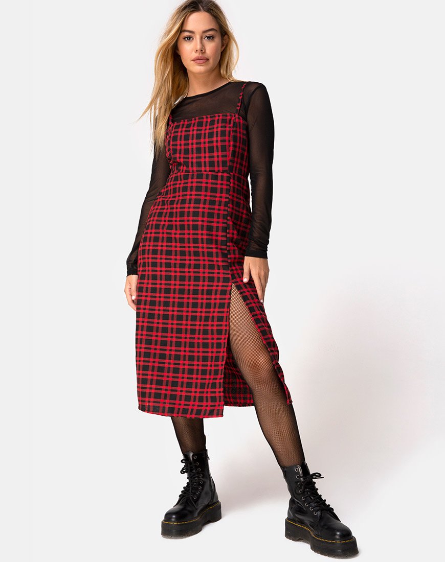 Midi A Line Dress | Kaoya – motelrocks-com-us