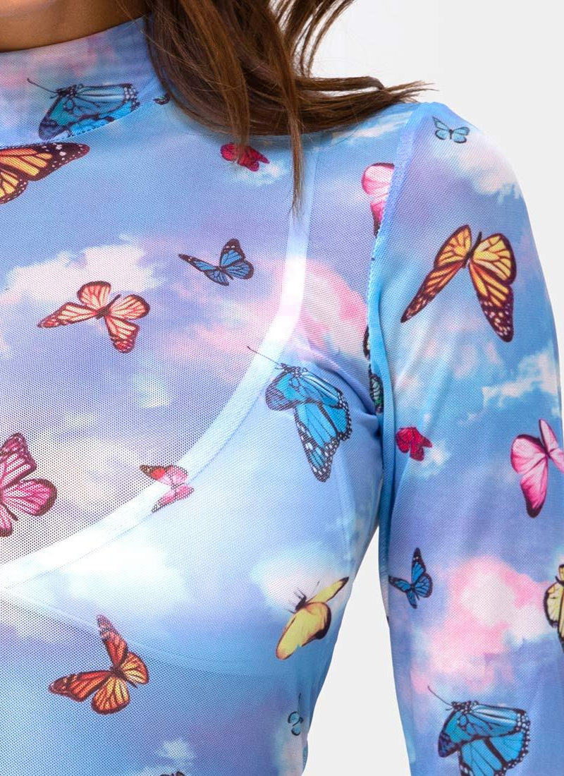 Mesh Butterfly Top | Lara – motelrocks-com-us