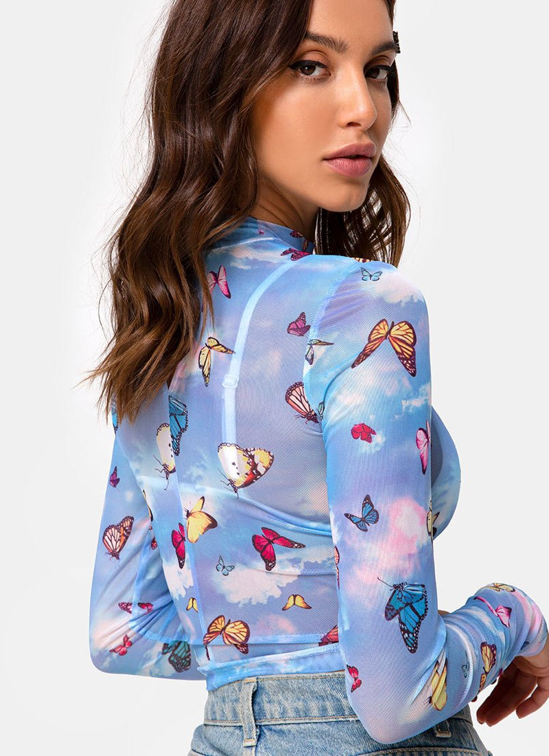 Mesh Butterfly Top | Lara – motelrocks-com-us