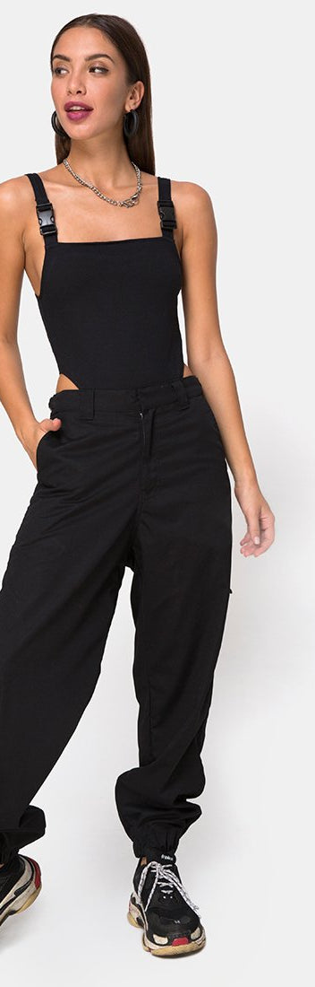 Limoc Bodice in Black Buckle – motelrocks-com-us