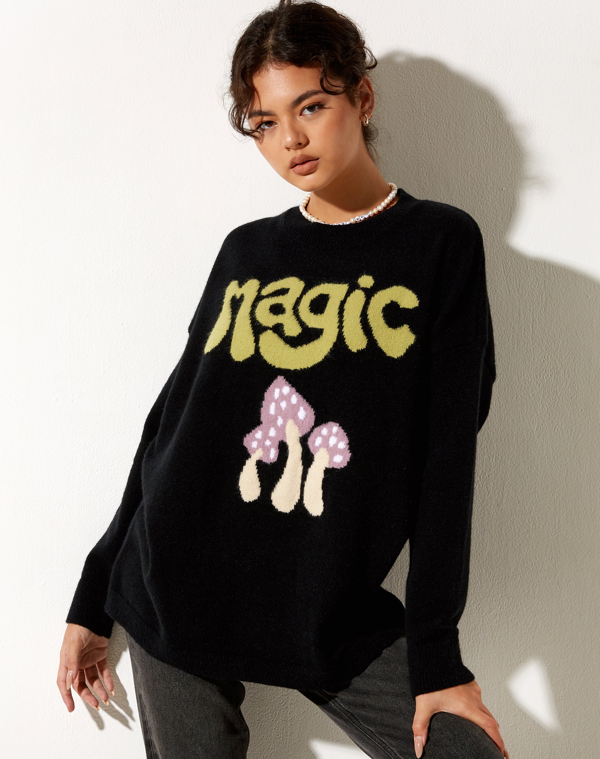 Black Magic Oversized Jumper | Lulees – motelrocks-com-us