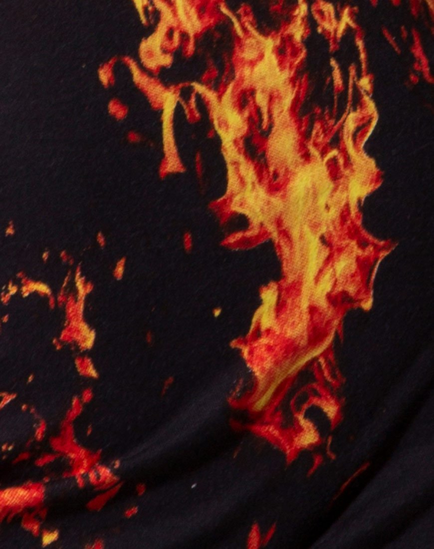 Fire Mini Dress | Marlin – motelrocks-com-us