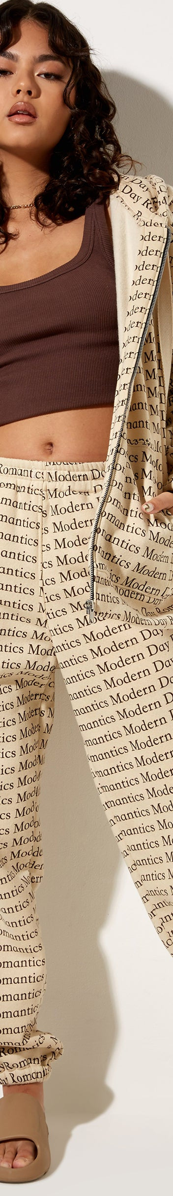 Hollack Zip Hoody in Modern Day Romantics – motelrocks-com-us