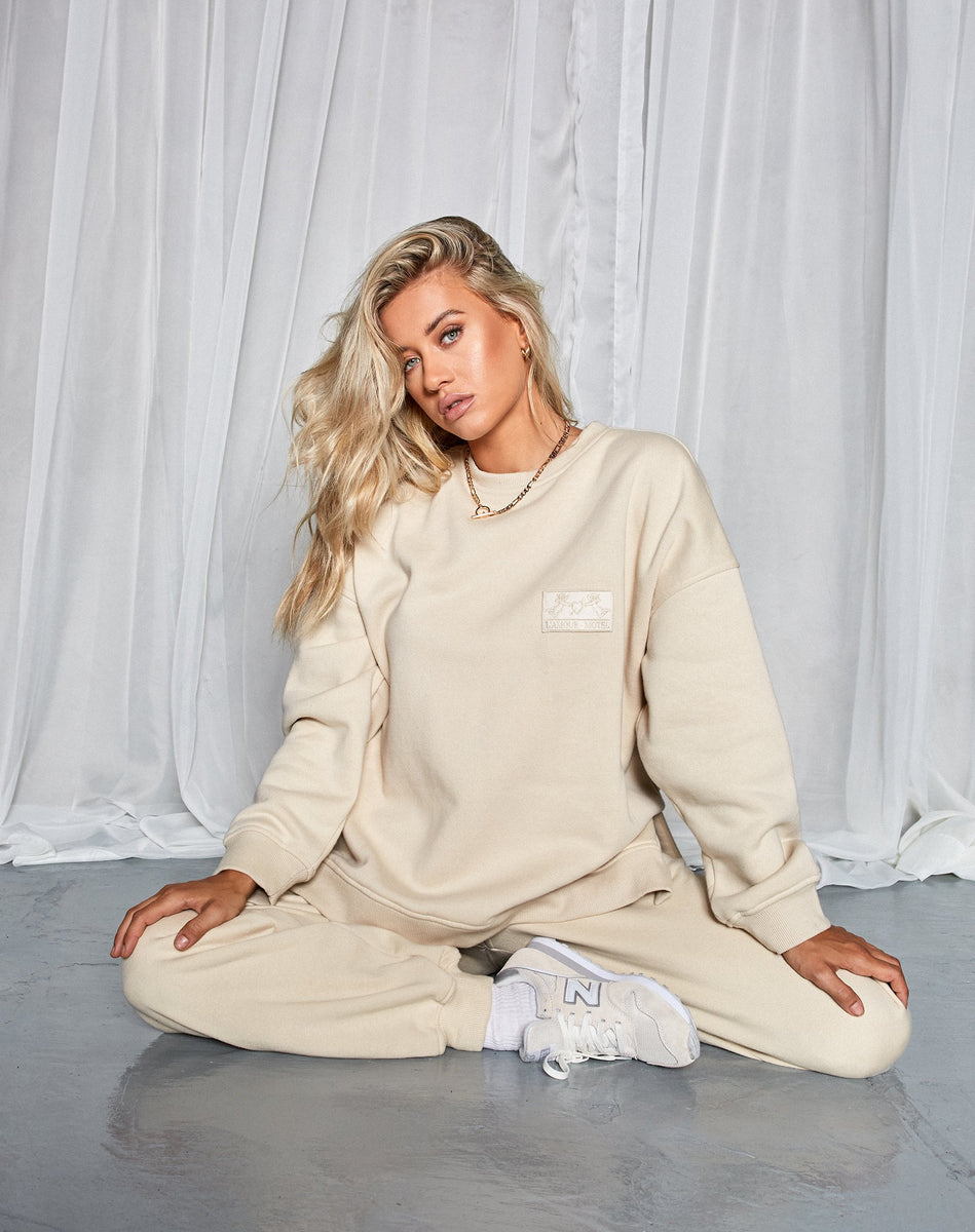 Long Sleeve Oversized Stone Jumper | Suje – motelrocks-com-us