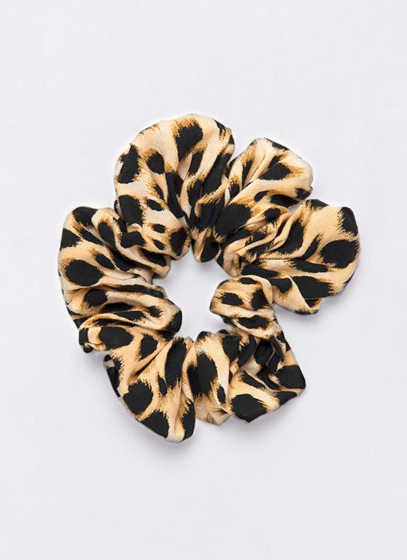 90's Cheetah Hair Tie | Scrunchie - Motel Rocks – motelrocks-com-us