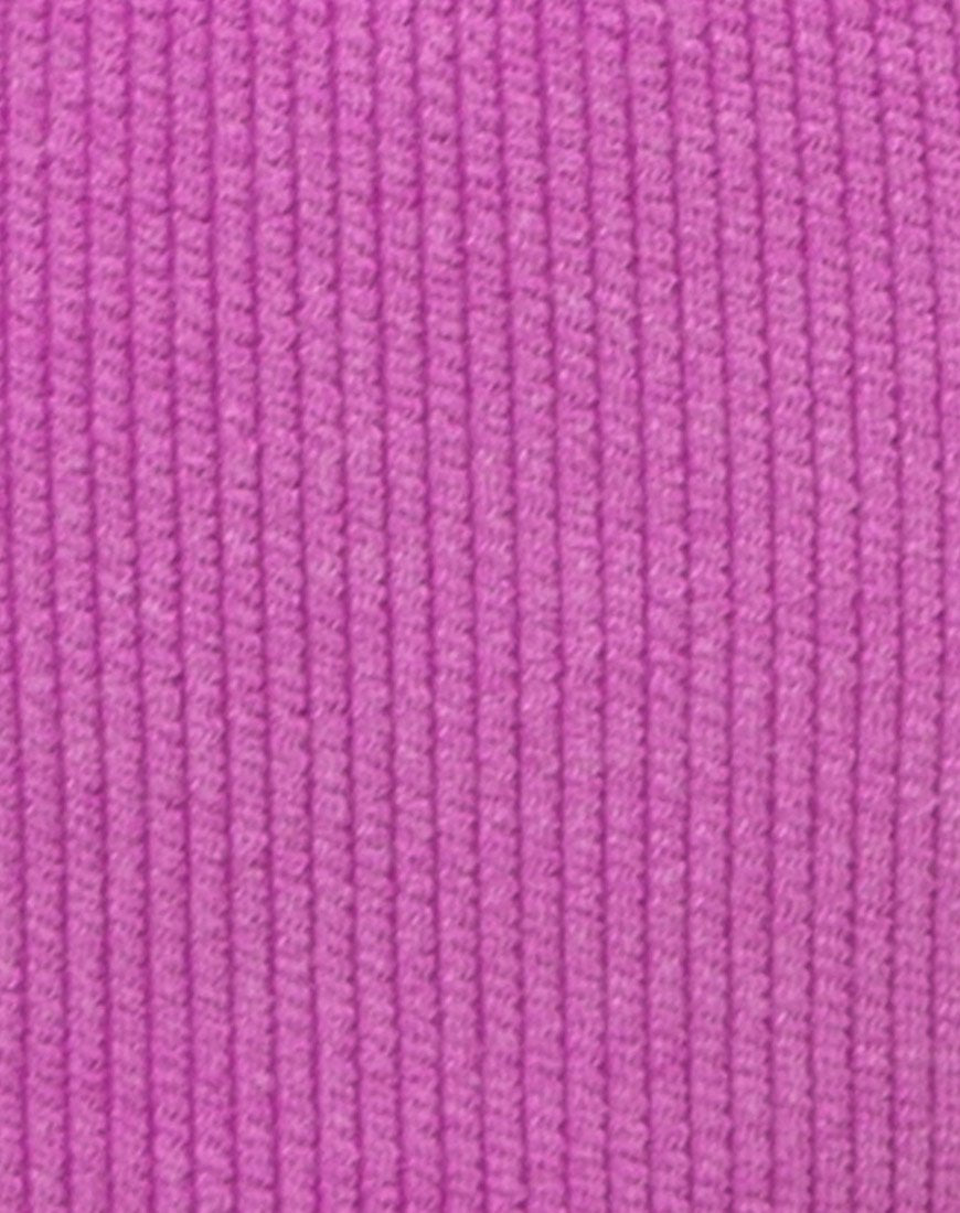 Strapless Violet Ribbed Tube Bikini Top | Taya - Motel Rocks ...