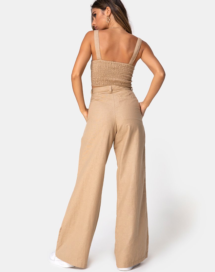 Tanira Trouser in Taupe – motelrocks-com-us