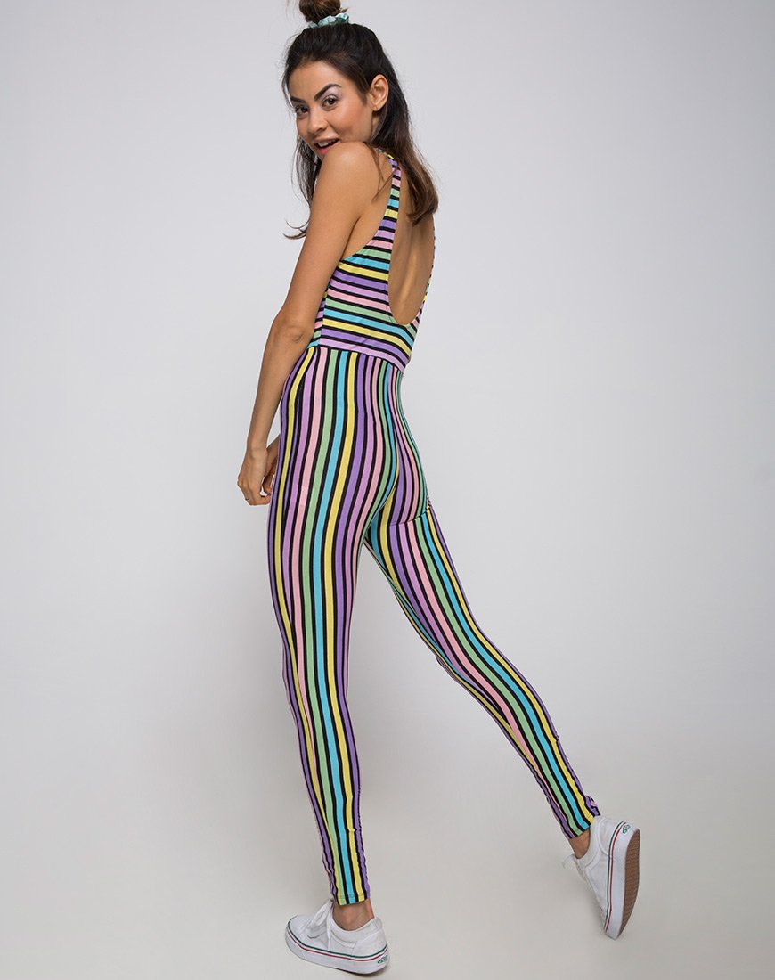 Unitard in New Stripe – motelrocks-com-us