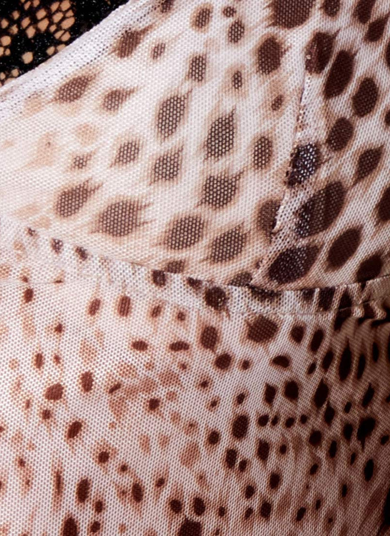 Strappy Mesh Leopard Cami Top | Yenika – motelrocks-com-us