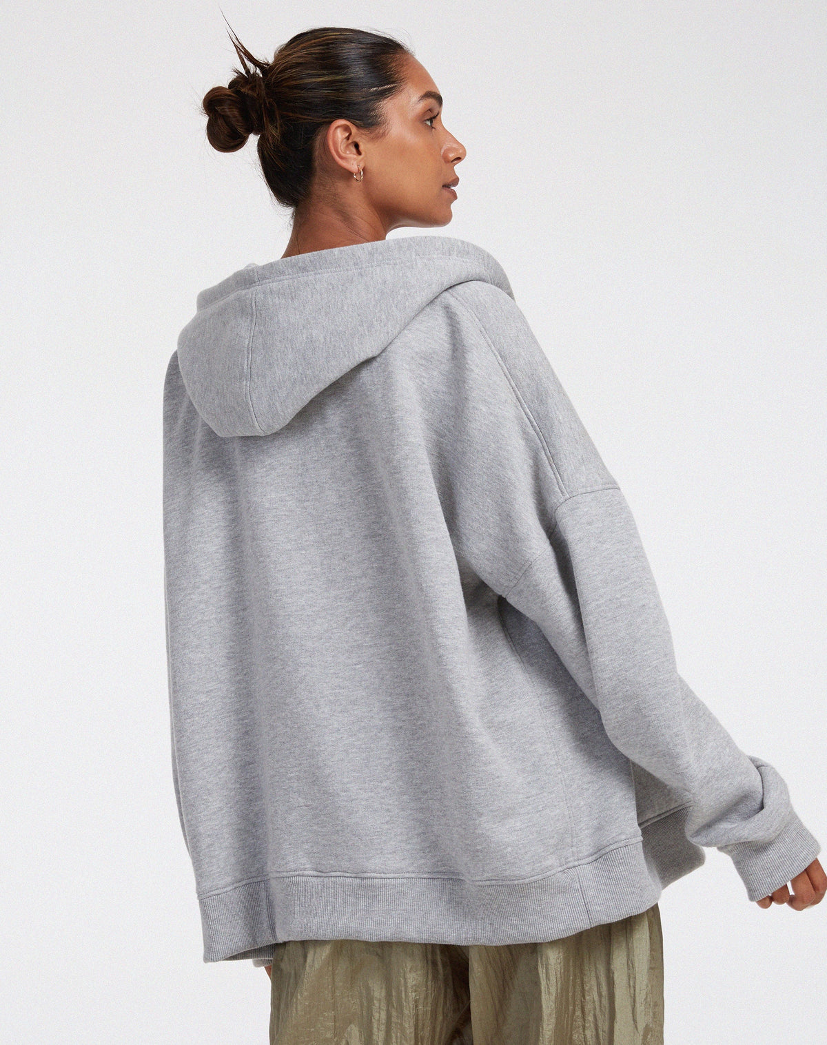 Grey Zip Up Hoodie | Hollack – motelrocks-com-us